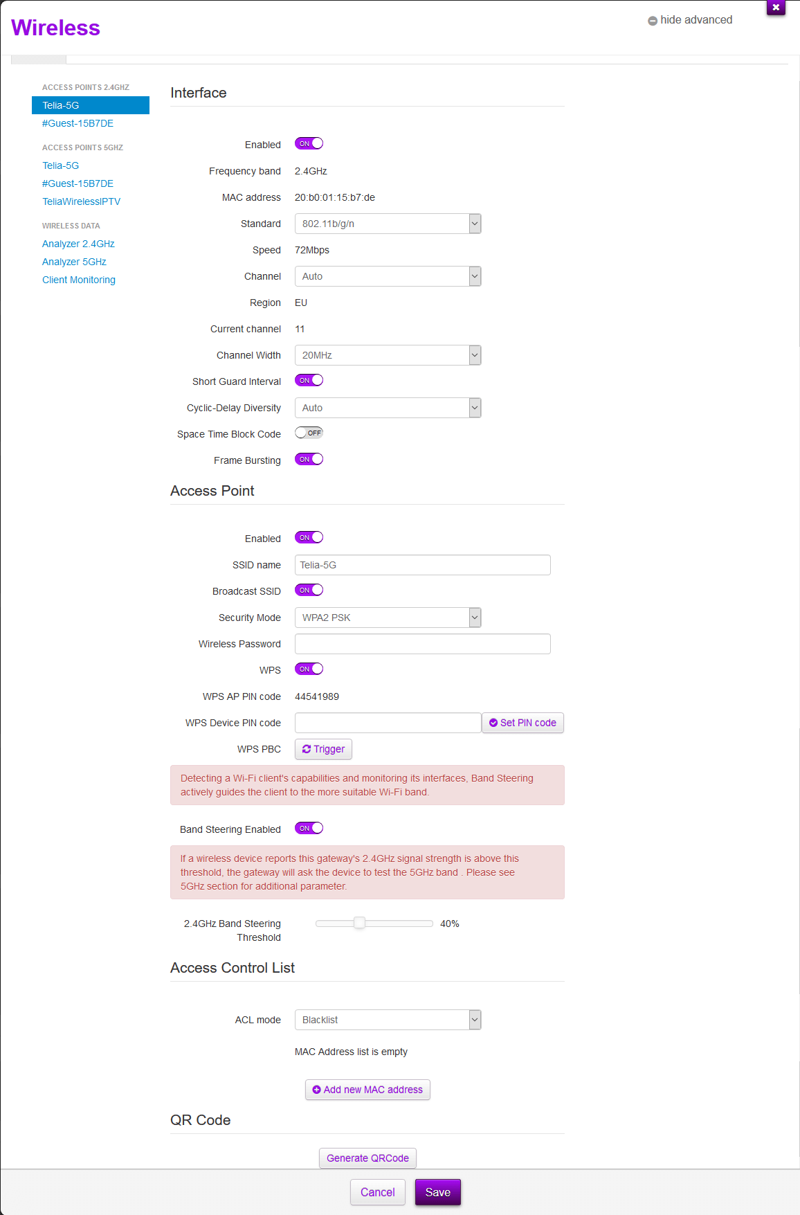 Telia X1 - Technicolor DGA0122 -modeemi | Asiakastuki | Telia